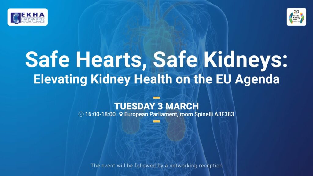 "Safe Hearts, Safe Kidneys: Elevating Kidney health on the EU Agenda ...